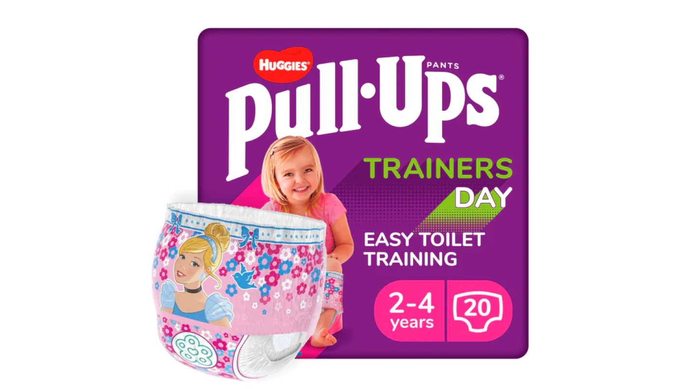 Huggies Pull-Ups Trainers Day Girl 2-4years x20 Nappy Pants – Bundles ...
