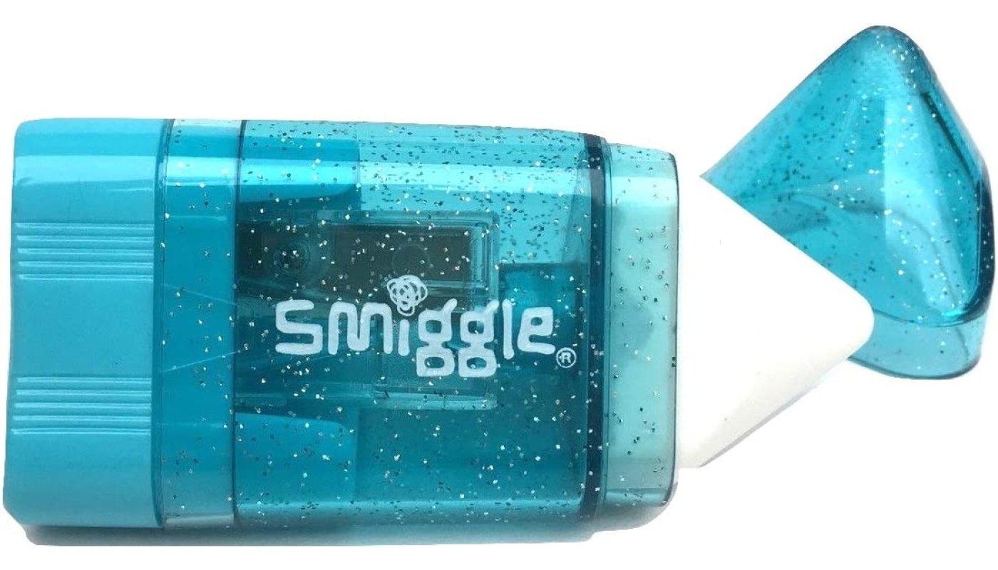 Smiggle 2-in-1 Pencil Sharpener & Eraser Tub – Bundles and Snuggles